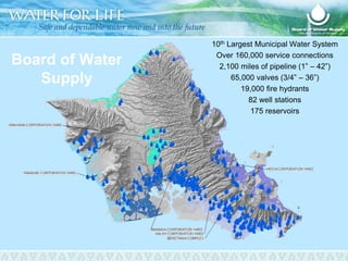 Honolulu Board of Water Supply: Enterprise GIS | PPTX
