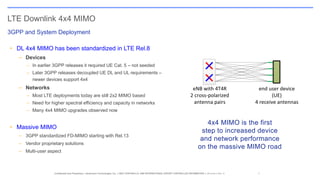 Mimo efficiency in 4G network coverage capacity | PDF