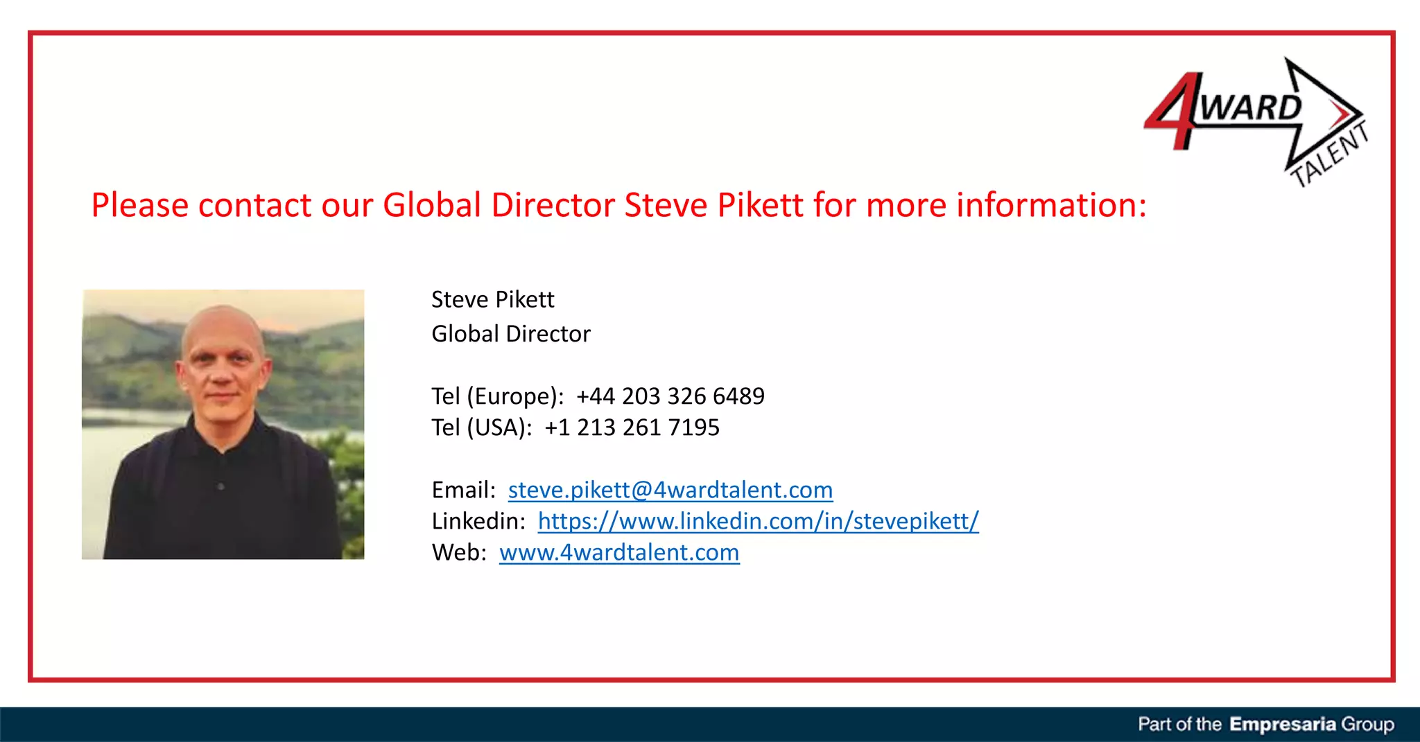 4ward talent 2019 presentation | PPT