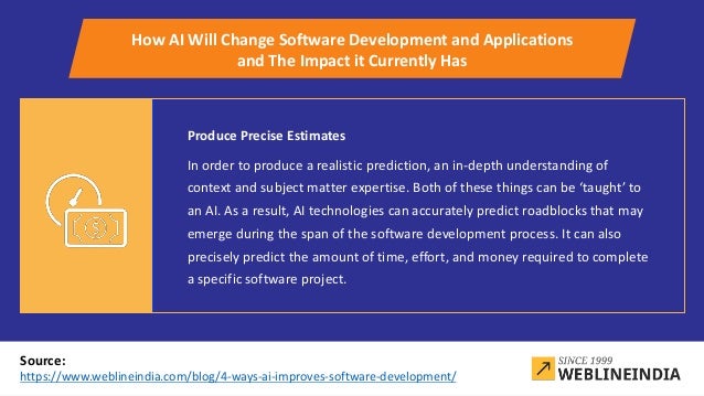 4 Ways Artificial Intelligence Improves Software Development | PPT