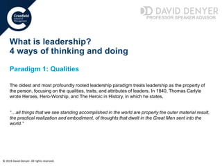 4 Ways of Thinking and Doing | PPT