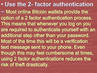 4 Ways to Keep Your Bitcoin Safe | PPT