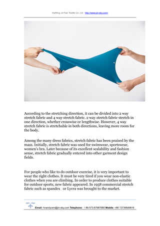 4 Way Stretch Lycra Material