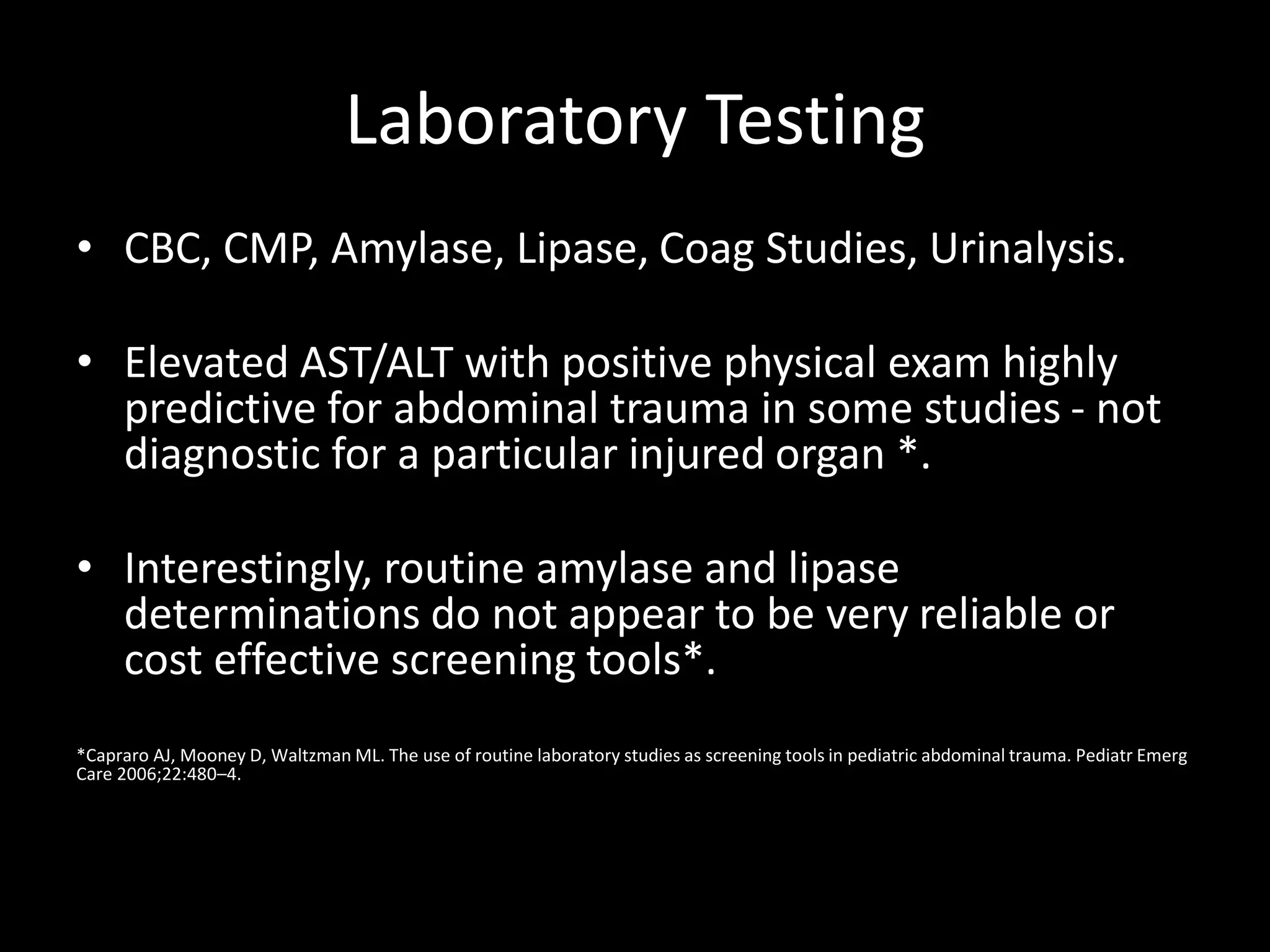 Pediatric abdominal trauma | PPTX