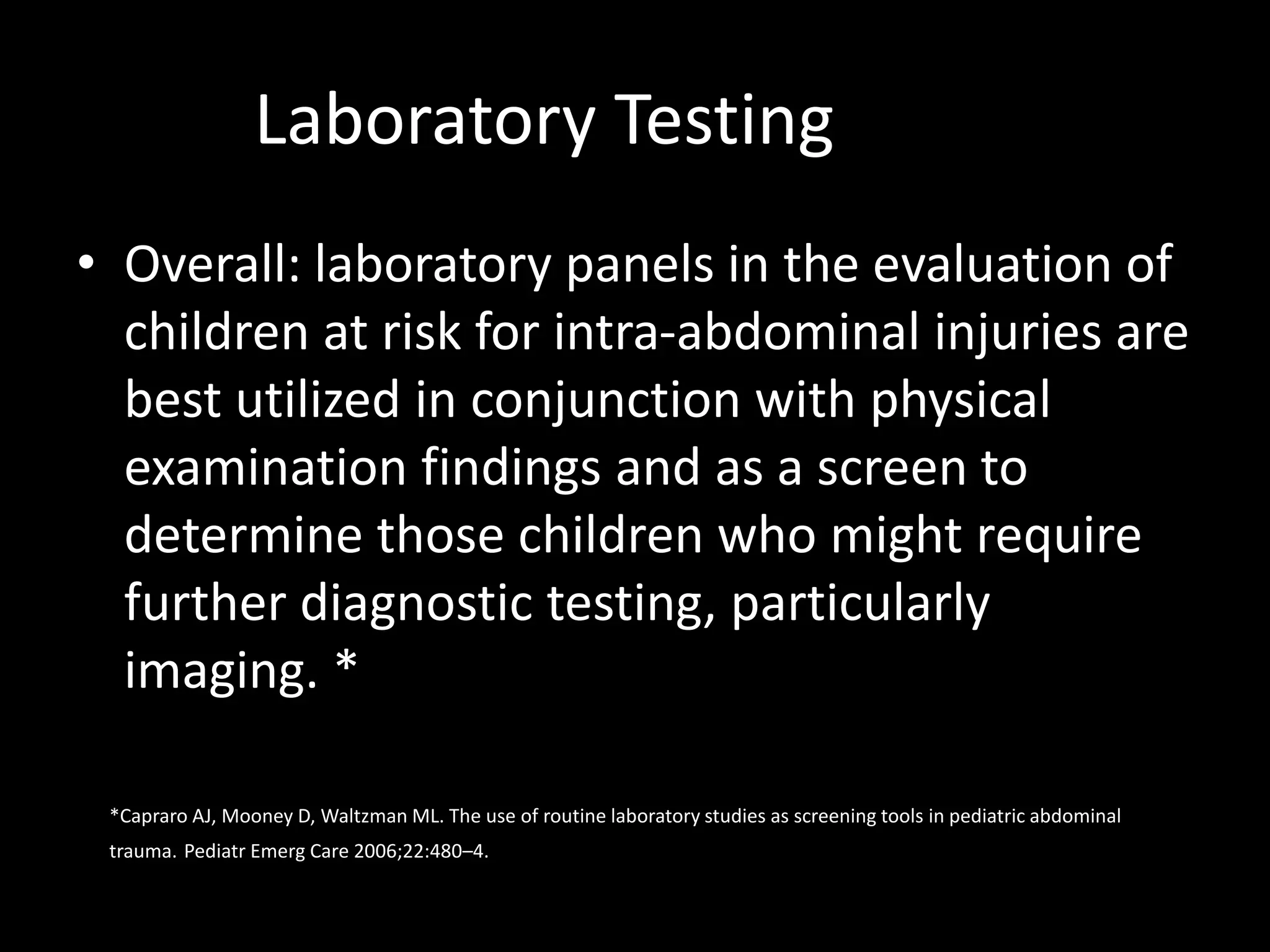 Pediatric abdominal trauma | PPTX