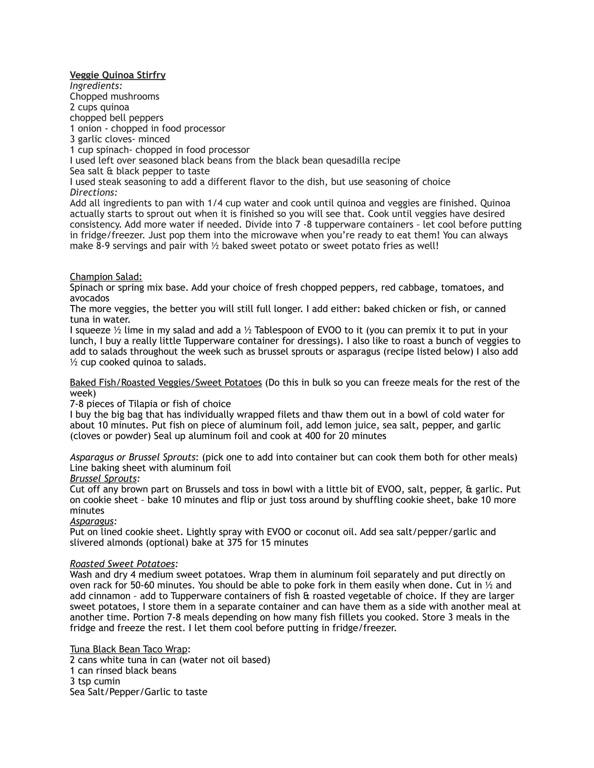 4 week meal plan pdf | PDF
