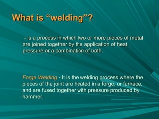 welding process | PPT
