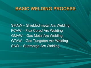 welding process | PPT