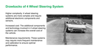 Four wheel steering system ppt for mechanical | PPSX