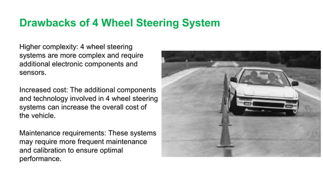 Four wheel steering system ppt for mechanical | PPSX