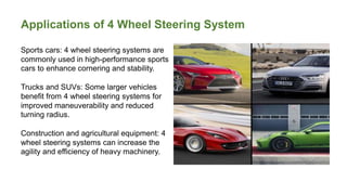 Four wheel steering system ppt for mechanical | PPSX