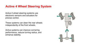 Four wheel steering system ppt for mechanical | PPT