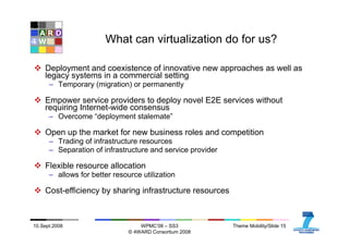 Mobility Scenarios for the Future Internet: the 4WARD approach | PPT