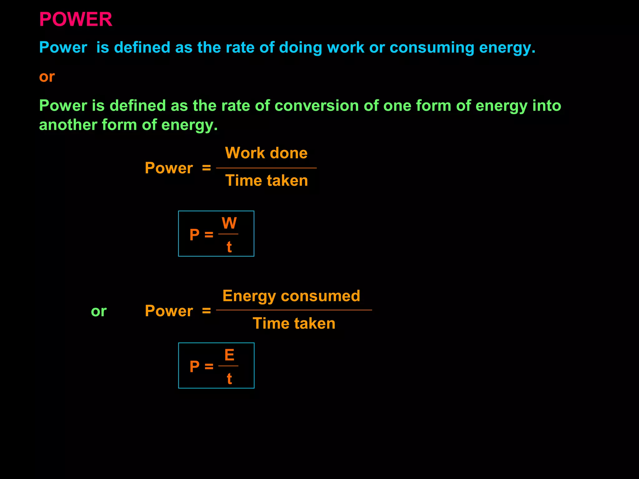 Work and Energy | PPT