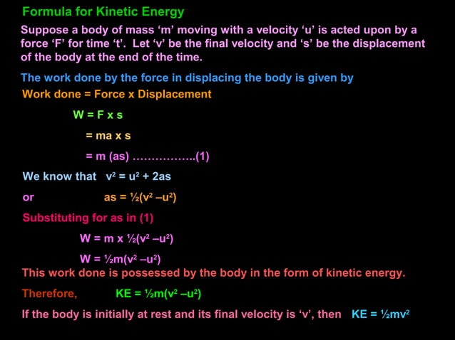 work and energy class 9 physics | PPT | Physics | Science