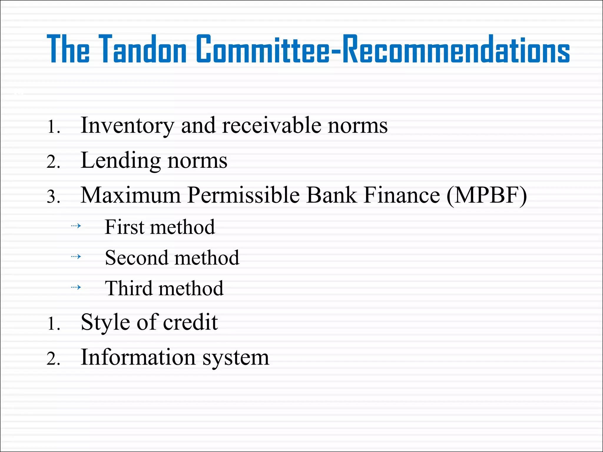 4 working capital finance | PPT