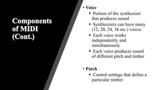 working principle of midi-interface | PPTX