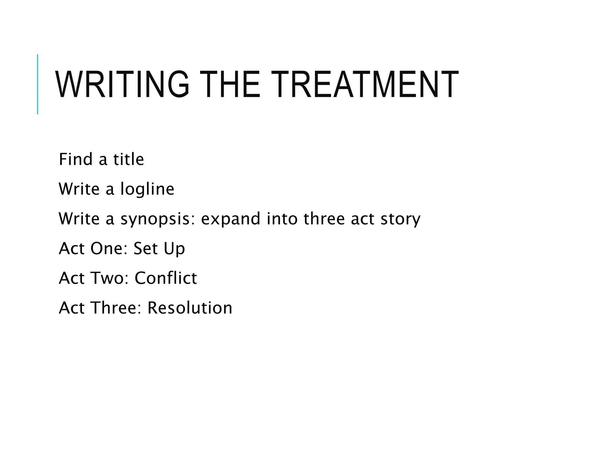4 writing treatment | PPTX