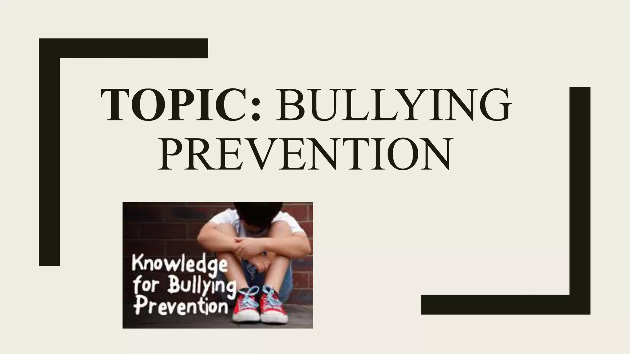 Slides bullying prevention | PPTX | Education