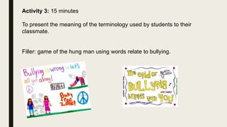 Slides bullying prevention | PPTX | Education
