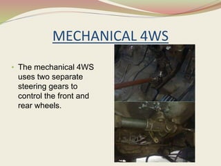 fourwheelsteering | PPTX | Performance Cars | Auto Type