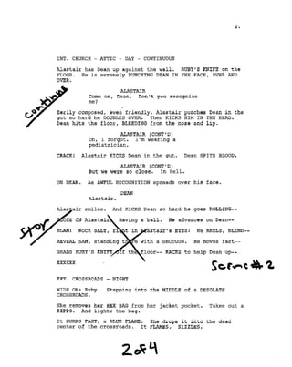 Script Sides Casting