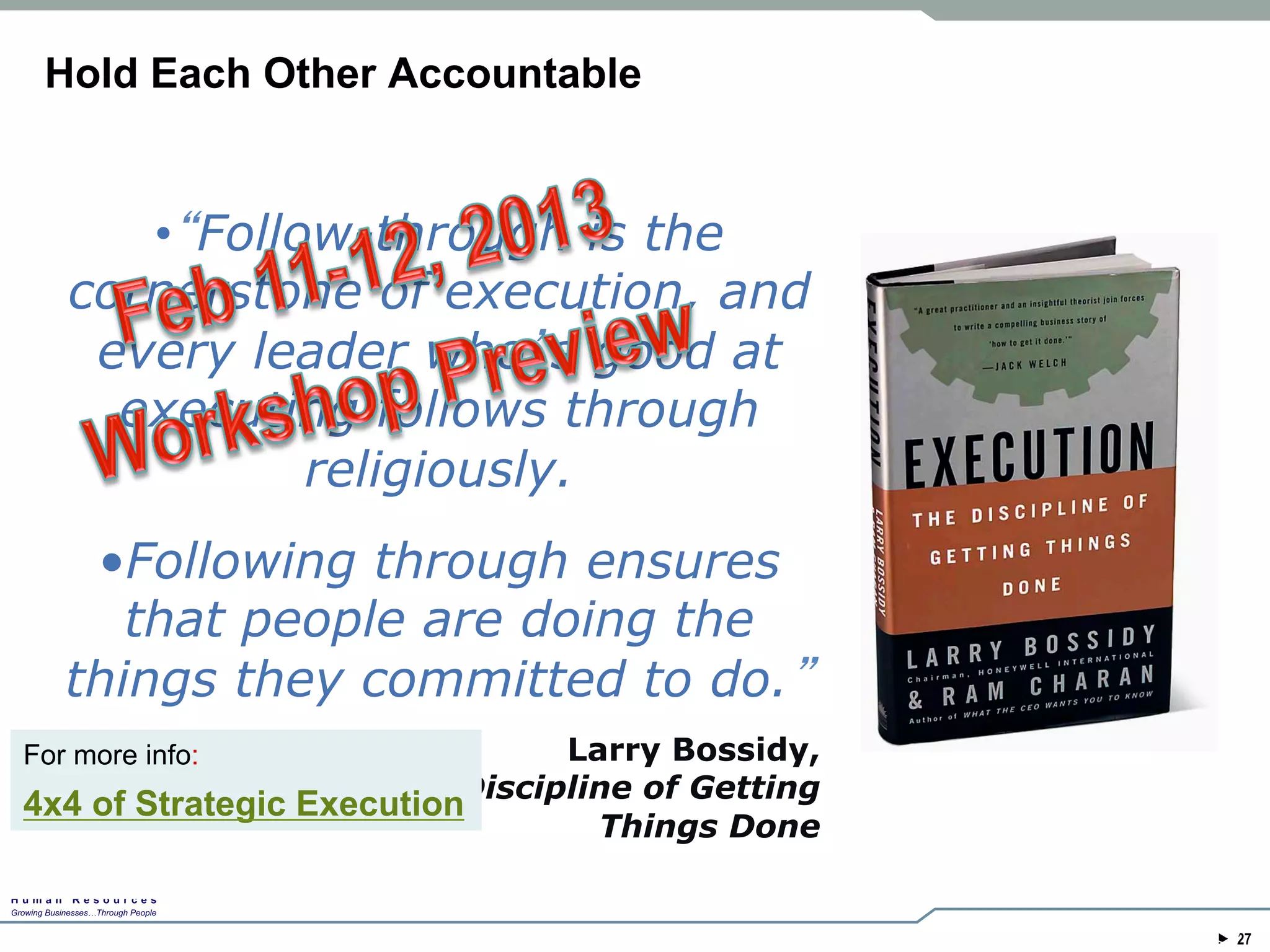 4x4 Methodology for Startegic Execution: workshop preview | PPT