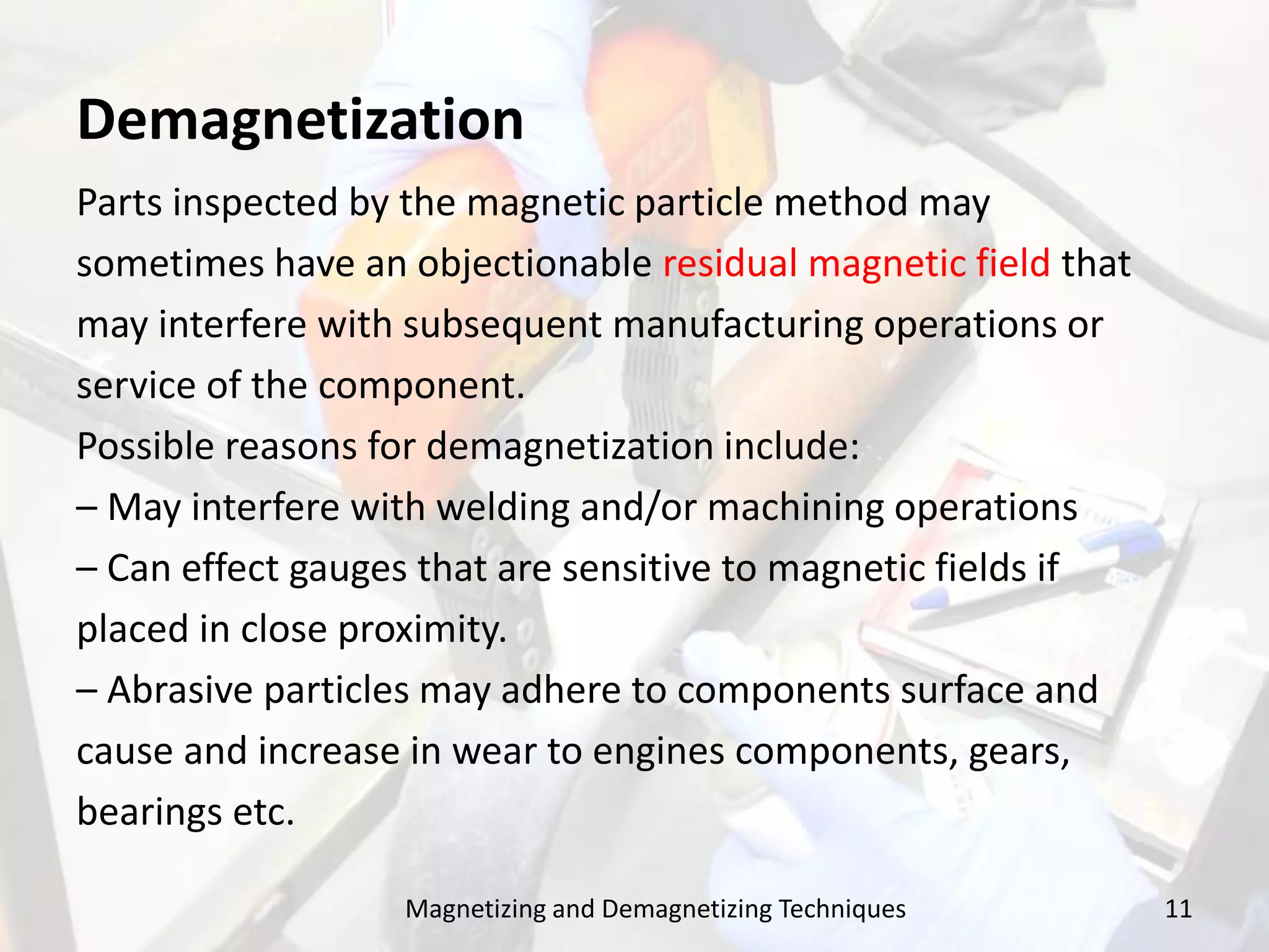 Magnetization and De-Magnetization Techniques | PDF