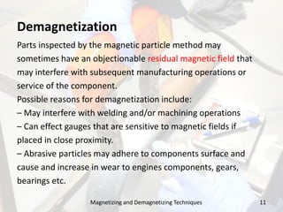 Magnetization and De-Magnetization Techniques | PDF