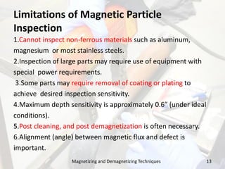 Magnetization and De-Magnetization Techniques | PDF | Physics | Science