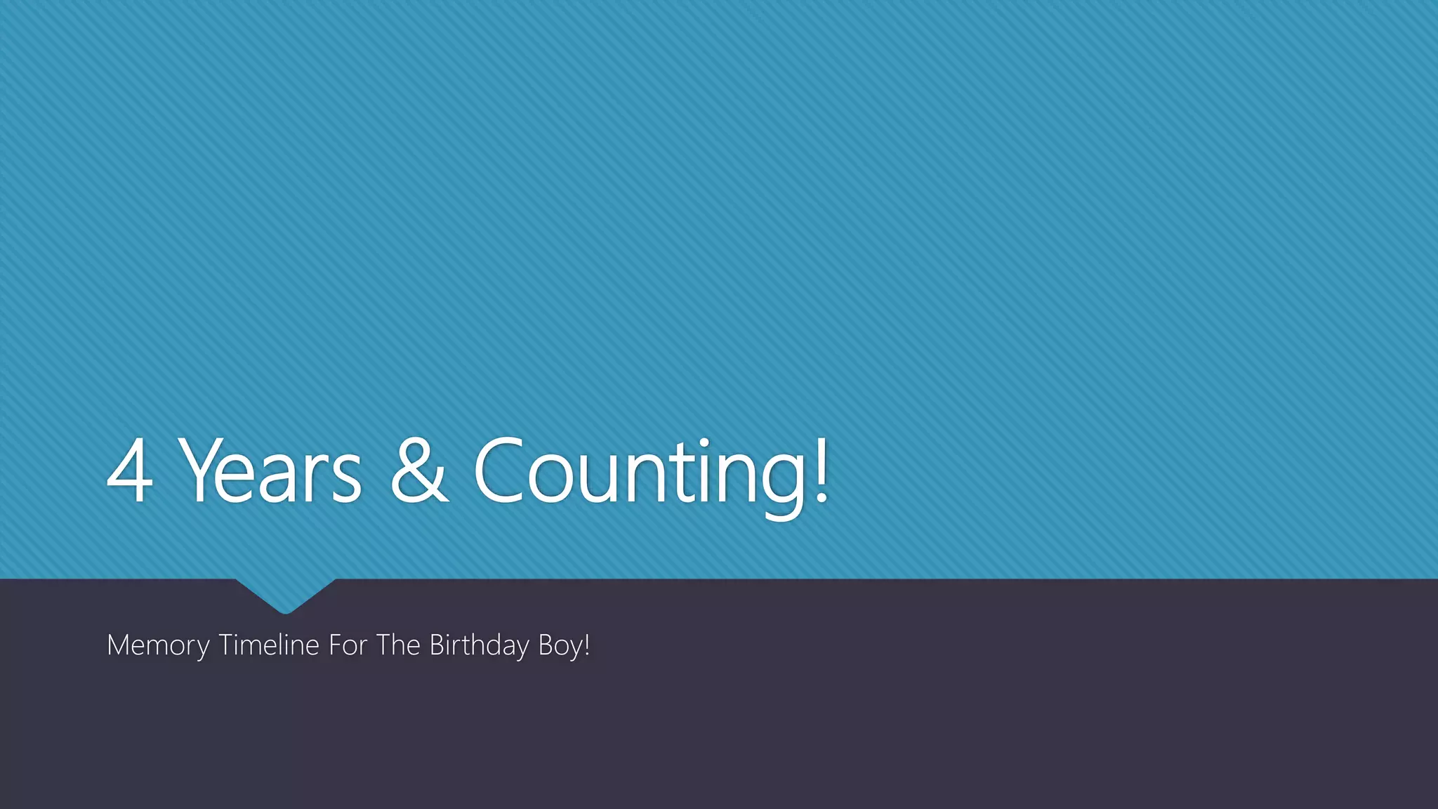 4 years & counting! | PPT