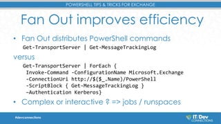 PowerShell Tips & Tricks for Exchange | PPT