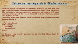 Difference between Elizabethan and Victorian age 105 | PPTX