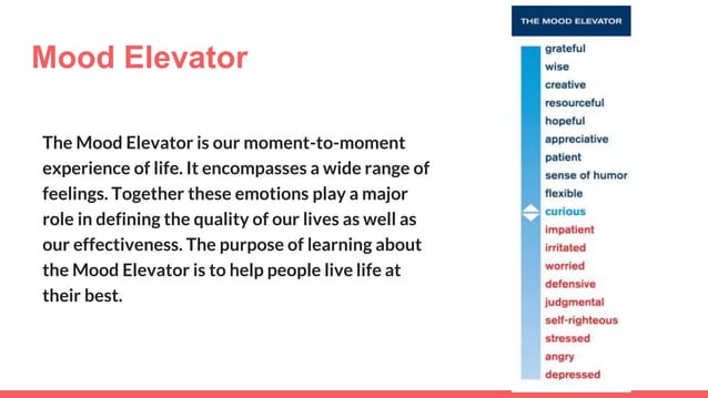 Mood Elevator - Talent Power Partners | PPTX