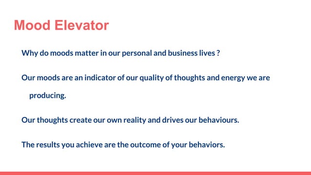 Mood Elevator - Talent Power Partners | PPTX