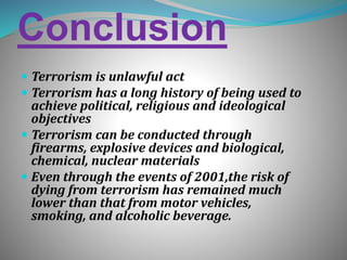 Terrorism | PPT