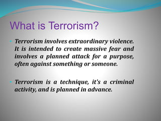 Terrorism | PPT