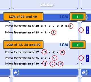 5.1 Lowest Common Multiple | PPT