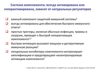 5-1. Review of complement system. Khadizha Emirova (rus) | PPT