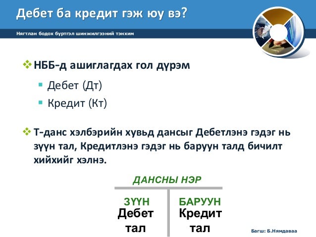 лекц 5 НББ-ийн үе шат 1-р хэсэг