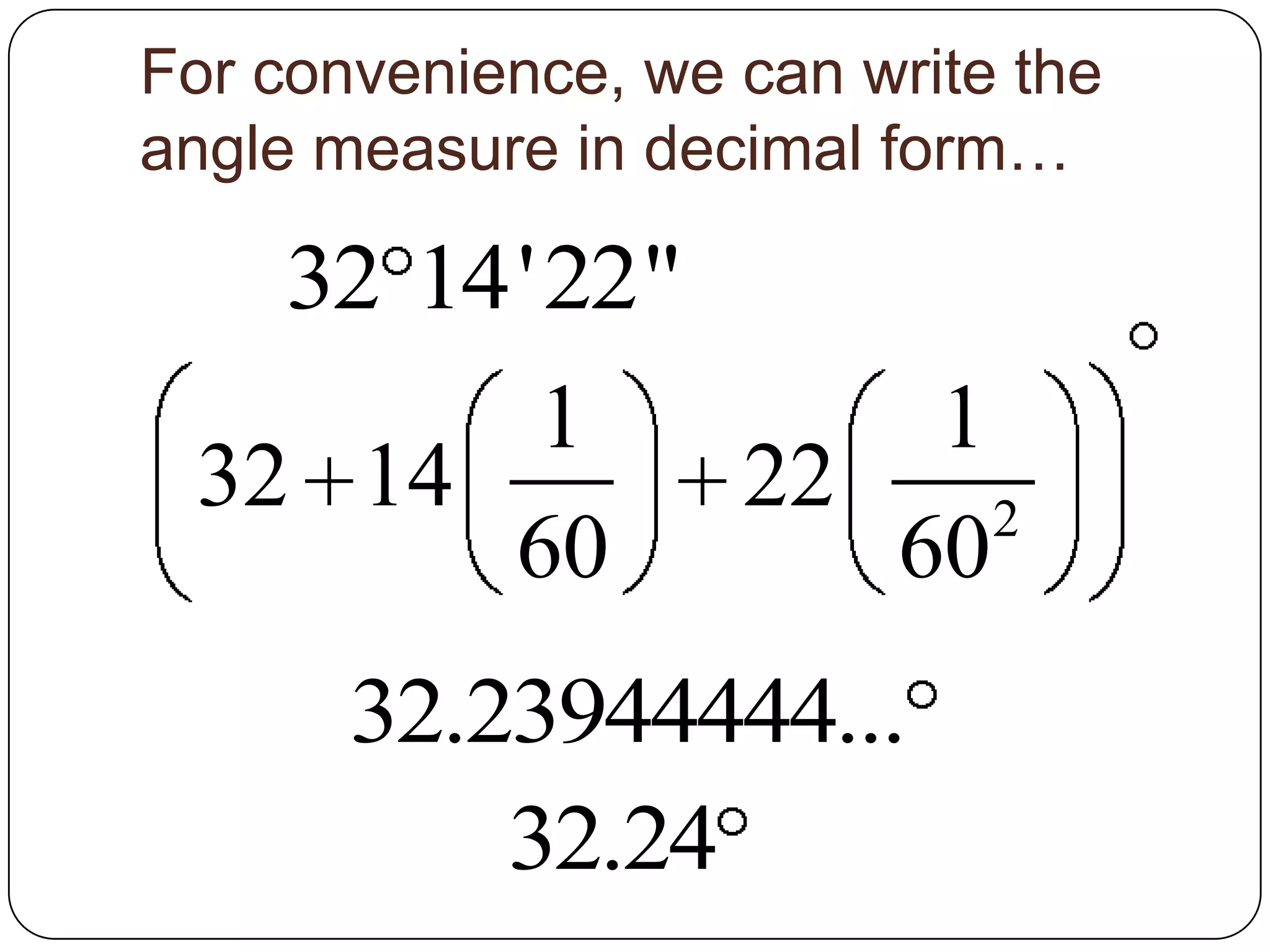 5.1.1 angles and their measures | PPTX