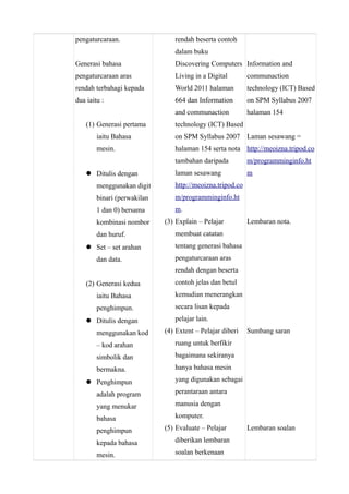 5.1.2 generasi dan aras bahasa pengaturcaraandoc | DOC
