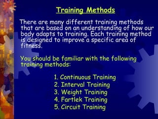 5.1 principles of training | PPT