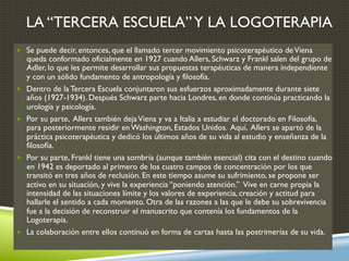 Allers, Schwarz y Frankl: Inicios de la logoterapia | PPTX