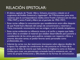 Allers, Schwarz y Frankl: Inicios de la logoterapia | PPTX