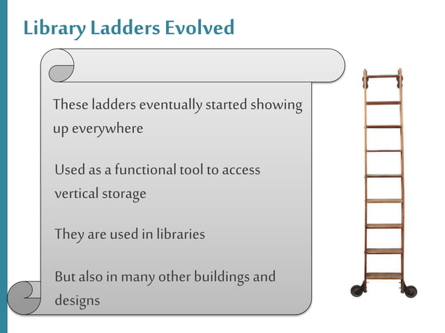 The History of Library Ladders | PPT