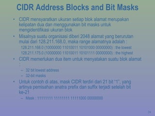Subnetting dan Supernetting | PPT