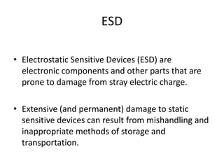 EASA PART-66 MODULE 5.12 : ELECTRONICS SENSITIVE DEVICES | PPTX