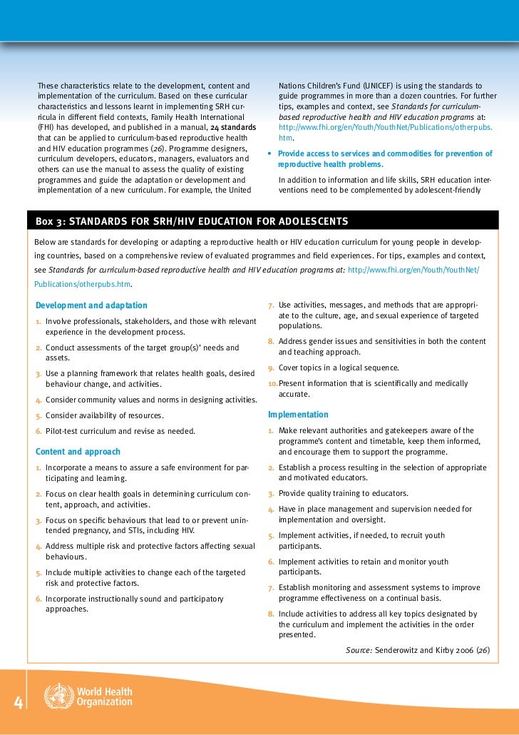 Promoting Adolescent Sexual And Reproductive Health Through Schools I…