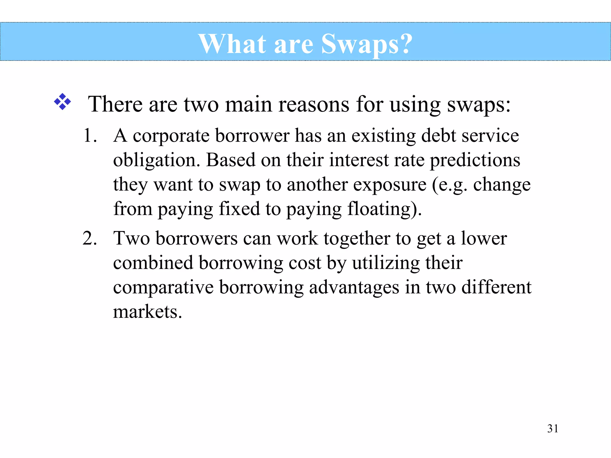 Currency Futures, Options & Swaps | PPT | Stocks and Bonds | Personal ...